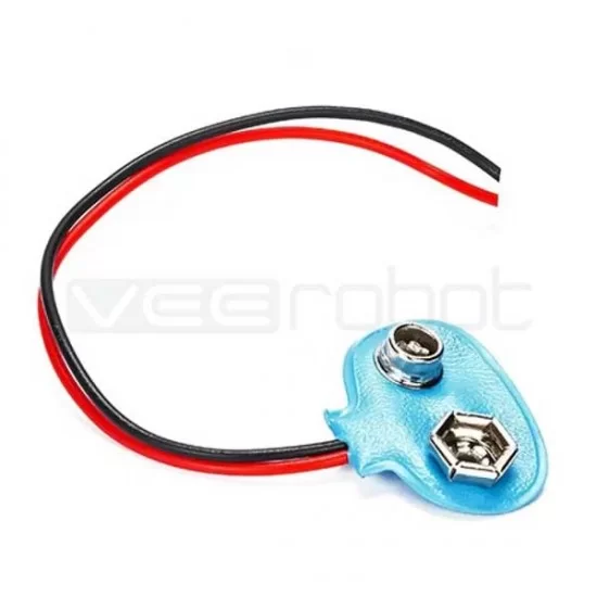 9V Battery Connector with Wire