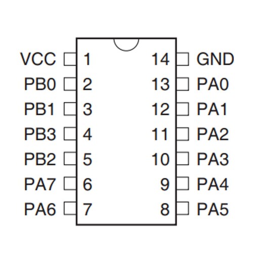 ATTINY84A-SSF - 8-bit Microcontroller - SOIC