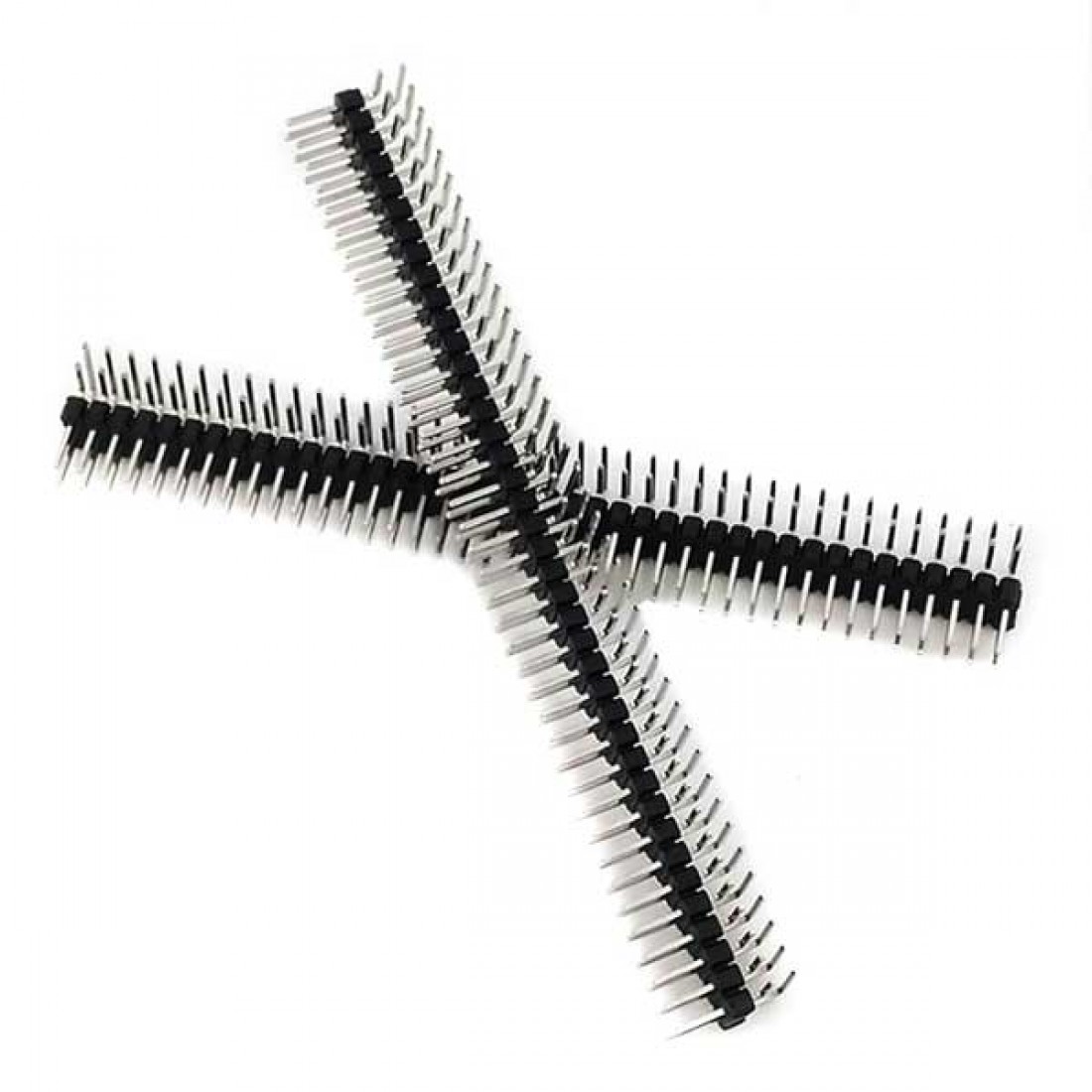 Berg Strip Right Angle 2x40 Male Header Pins