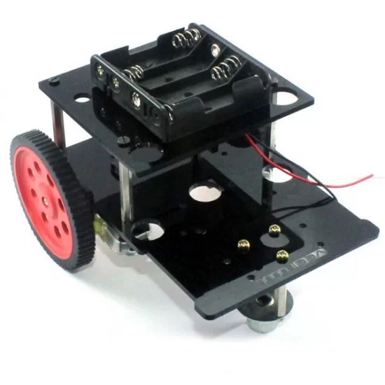 2WD - Two Wheel Drive Double Decker Robot Chassis