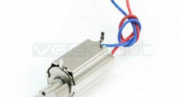 Mini Coreless Vibration Motor with wires - 3v