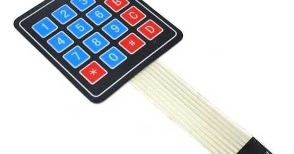 Keypad Matrix Module Membrane Switch - 4x4