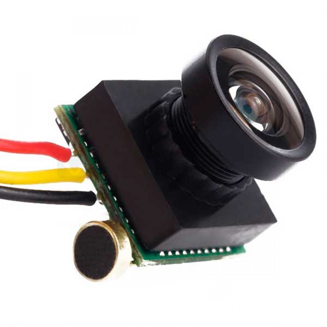 FPV Micro Camera 600TVL 1.8mm Wide view with Audio for FPV Drone