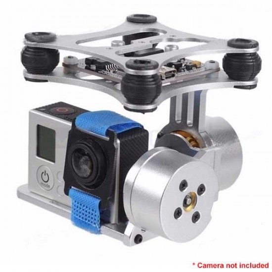 2 Axis Gimbal with Brushless motors and controller for Action Camera